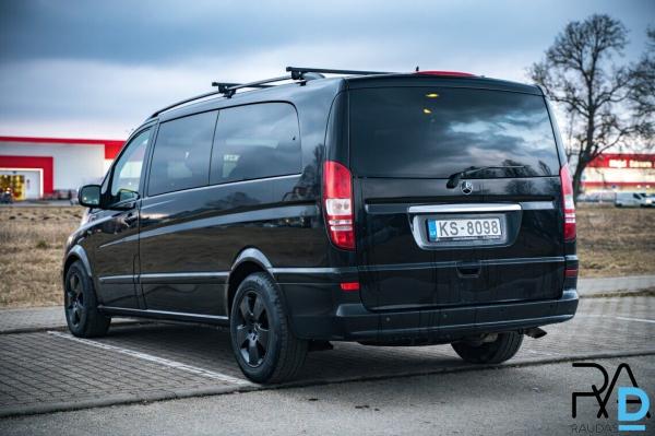 Black Mercedes-Benz Viano 2012 in Riga, with an engine capacity of 3.00 L and mileage of 418 thousand km for 7990 €, photo 4 on AUTOMOTO.COM.LV