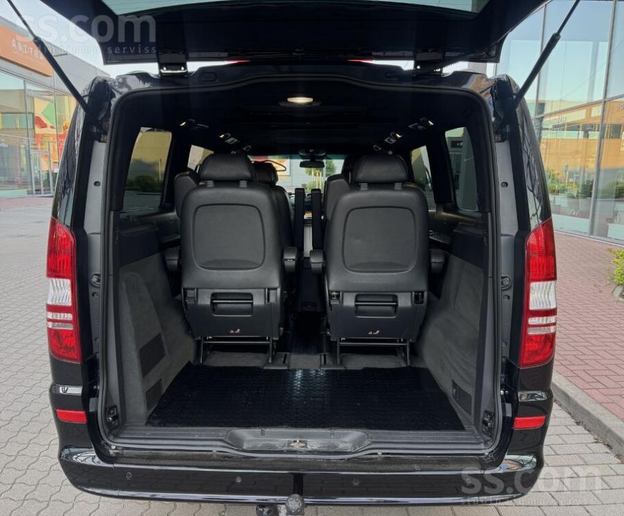 Melns Mercedes-Benz Viano 2012 Rīga, ar dzinēja tilpumu 3.00 L un nobraukumu 383 tūkst. km par 16300 €, foto 8 vietnē AUTOMOTO.COM.LV