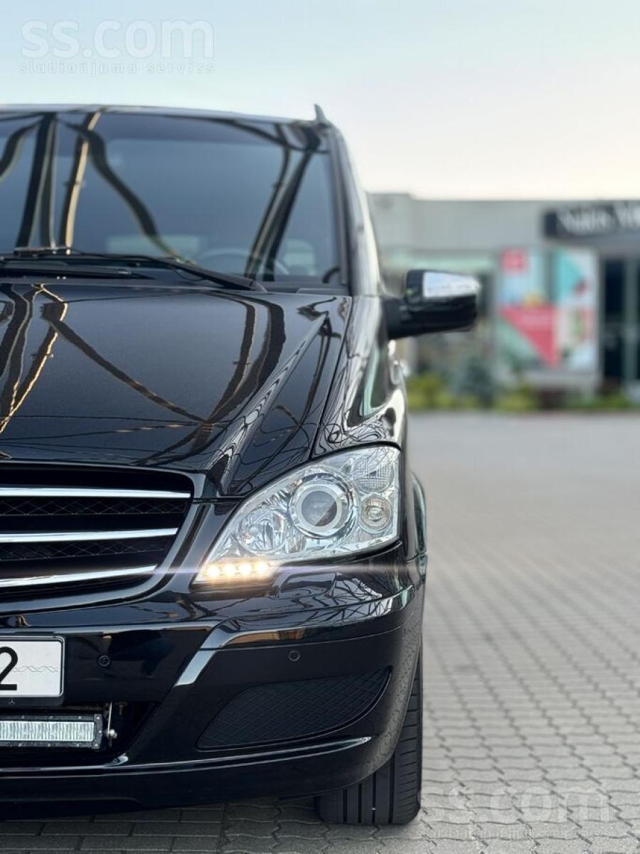 Melns Mercedes-Benz Viano 2012 Rīga, ar dzinēja tilpumu 3.00 L un nobraukumu 383 tūkst. km par 16300 €, foto 31 vietnē AUTOMOTO.COM.LV