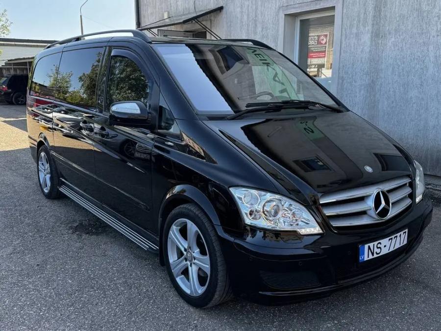 Melns Mercedes-Benz Viano 2012 Daugavpils, ar dzinēja tilpumu 3.00 L un nobraukumu 0 tūkst. km par 20500 €, foto 1 vietnē AUTOMOTO.COM.LV