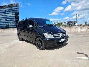 Melns Mercedes-Benz Viano 2012 Rīga, ar dzinēja tilpumu 2.20 L un nobraukumu 314 tūkst. km par 12900 €, foto  vietnē AUTOMOTO.COM.LV