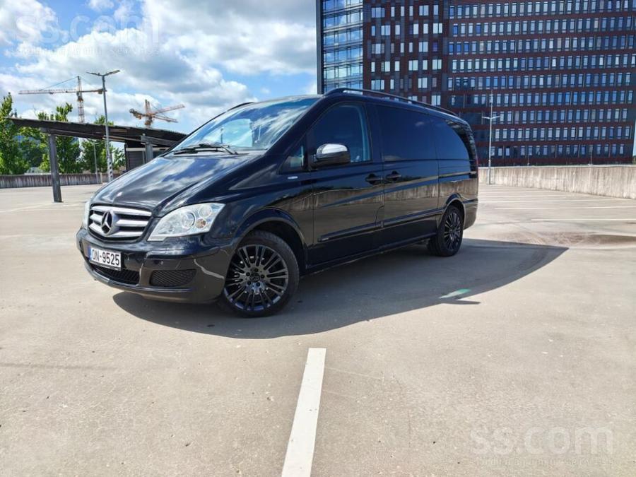 Melns Mercedes-Benz Viano 2012 Rīga, ar dzinēja tilpumu 2.20 L un nobraukumu 314 tūkst. km par 12900 €, foto 3 vietnē AUTOMOTO.COM.LV
