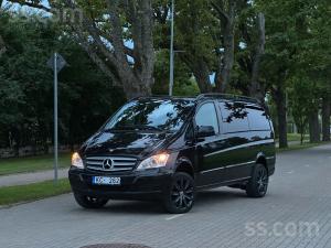 Black Mercedes-Benz Viano 2012 in Valmiera, with an engine capacity of 2.20 L and mileage of 340 thousand km for 11999 €, photo 1 on AUTOMOTO.COM.LV