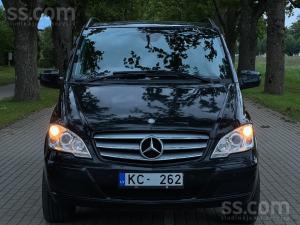 Black Mercedes-Benz Viano 2012 in Valmiera, with an engine capacity of 2.20 L and mileage of 340 thousand km for 11999 €, photo 3 on AUTOMOTO.COM.LV