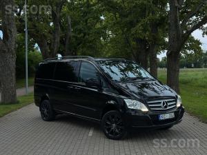 Black Mercedes-Benz Viano 2012 in Valmiera, with an engine capacity of 2.20 L and mileage of 340 thousand km for 11999 €, photo 4 on AUTOMOTO.COM.LV