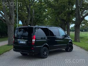 Black Mercedes-Benz Viano 2012 in Valmiera, with an engine capacity of 2.20 L and mileage of 340 thousand km for 11999 €, photo 5 on AUTOMOTO.COM.LV