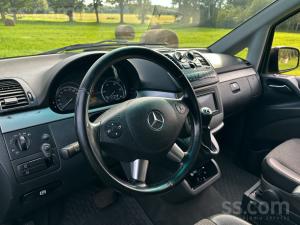 Black Mercedes-Benz Viano 2012 in Valmiera, with an engine capacity of 2.20 L and mileage of 340 thousand km for 11999 €, photo 8 on AUTOMOTO.COM.LV