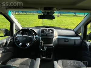 Black Mercedes-Benz Viano 2012 in Valmiera, with an engine capacity of 2.20 L and mileage of 340 thousand km for 11999 €, photo 9 on AUTOMOTO.COM.LV