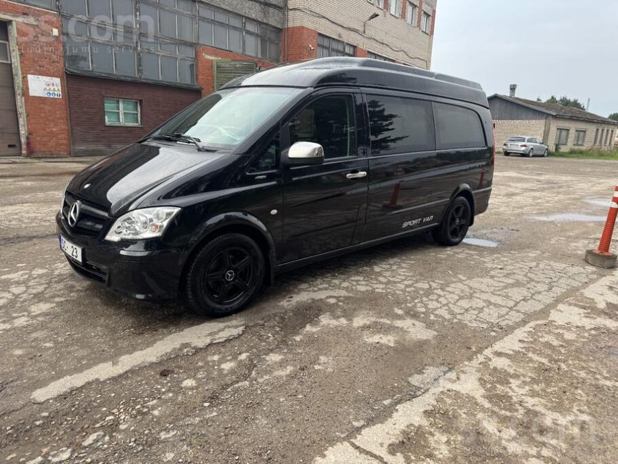 Melns Mercedes-Benz Viano 2013 Jēkabpils, ar dzinēja tilpumu 2.10 L un nobraukumu 0 tūkst. km par 10600 €, foto 9 vietnē AUTOMOTO.COM.LV