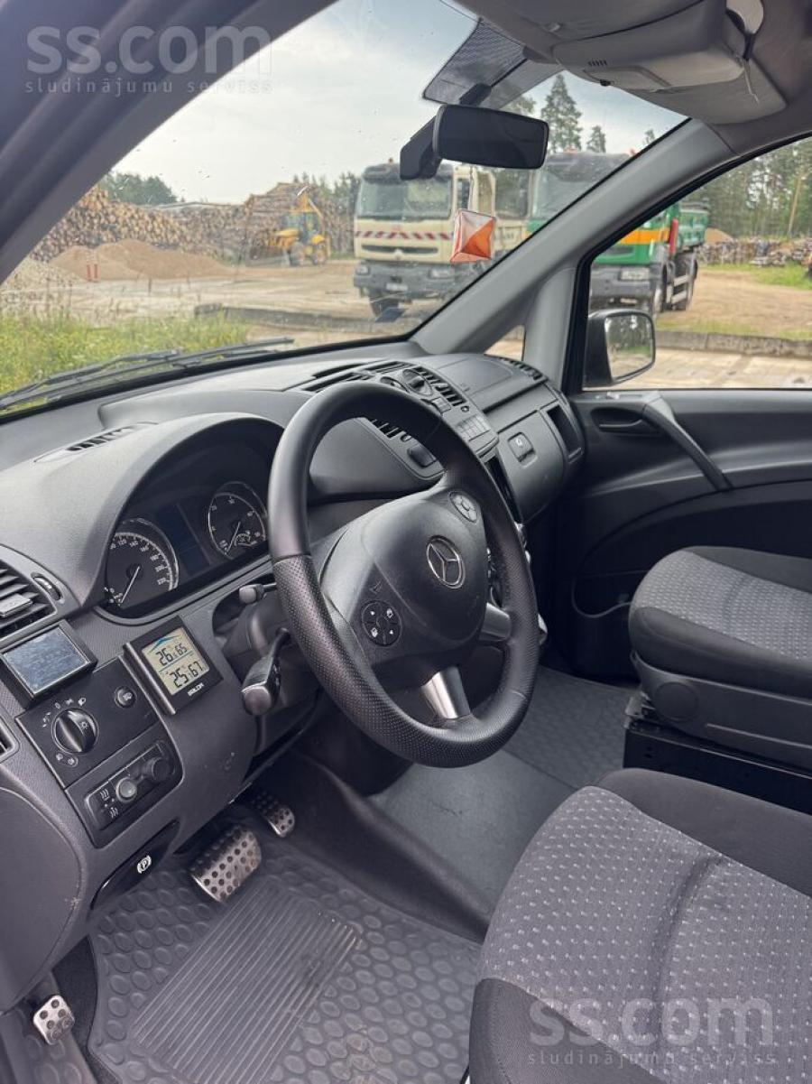Melns Mercedes-Benz Viano 2013 Jēkabpils, ar dzinēja tilpumu 2.10 L un nobraukumu 0 tūkst. km par 10600 €, foto 12 vietnē AUTOMOTO.COM.LV