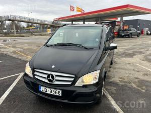 Black Mercedes-Benz Viano 2013 in Riga, with an engine capacity of 2.20 L and mileage of 385 thousand km for 10000 €, photo  on AUTOMOTO.COM.LV