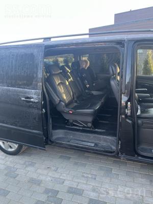 Black Mercedes-Benz Viano 2014 in Liepaja, with an engine capacity of 2.20 L and mileage of 0 thousand km for 7300 €, photo 5 on AUTOMOTO.COM.LV