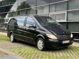 Black Mercedes-Benz Viano 2005 in Riga, with an engine capacity of 2.20 L and mileage of 315 thousand km for 4800 €, photo  on AUTOMOTO.COM.LV