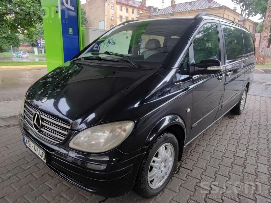 Melns Mercedes-Benz Viano 2005 Rīga, ar dzinēja tilpumu 2.20 L un nobraukumu 0 tūkst. km par 4990 €, foto 1 vietnē AUTOMOTO.COM.LV