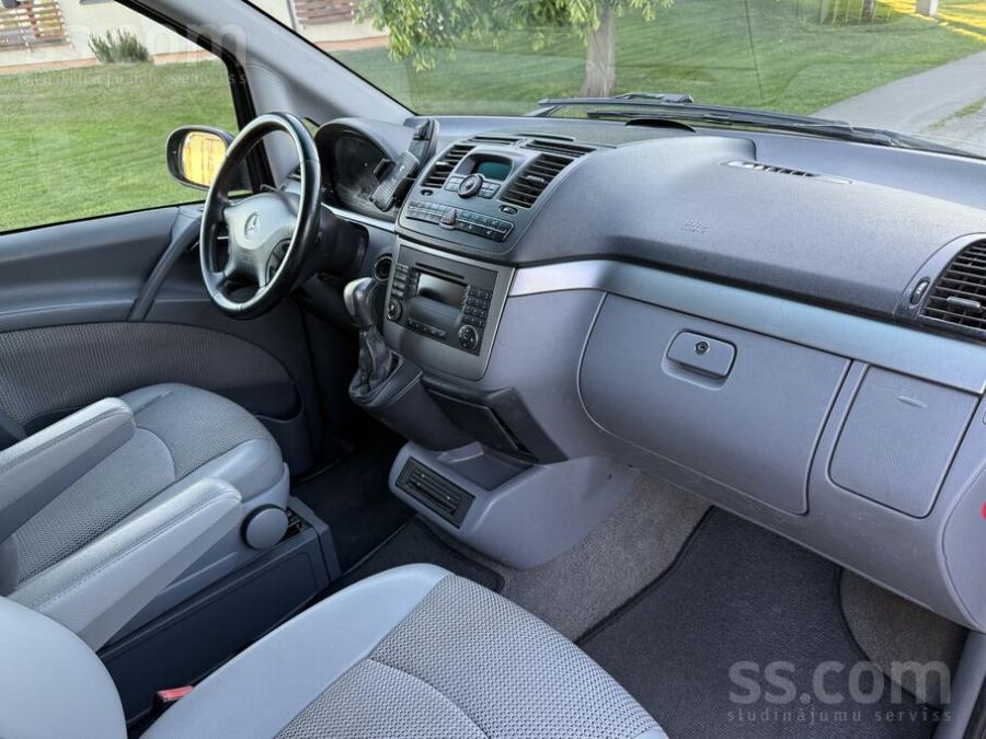 Melns Mercedes-Benz Viano 2006 Rīga, ar dzinēja tilpumu 3.00 L un nobraukumu 0 tūkst. km par 6450 €, foto 14 vietnē AUTOMOTO.COM.LV