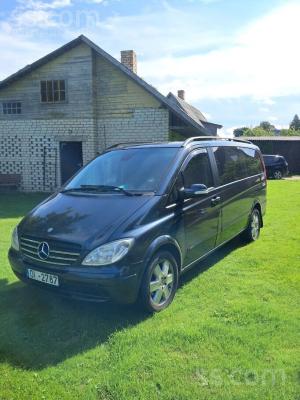 Black Mercedes-Benz Viano 2006 in Kuldiga, with an engine capacity of 2.20 L and mileage of 330 thousand km for 7500 €, photo  on AUTOMOTO.COM.LV