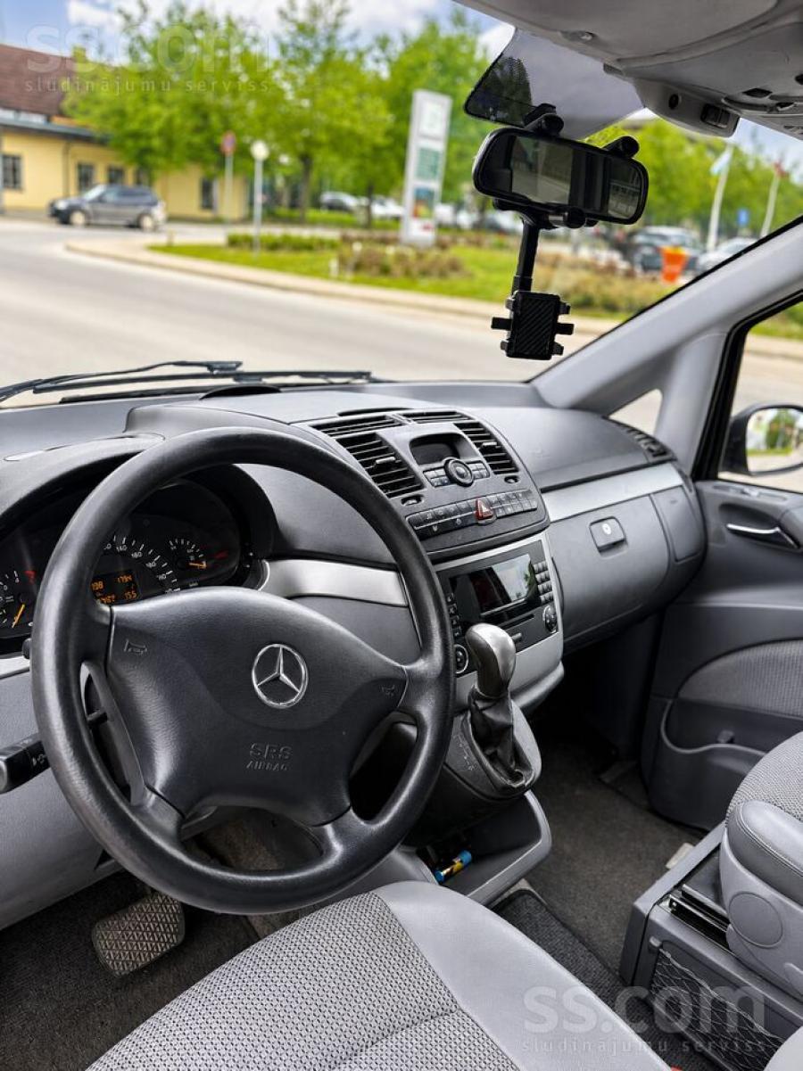 Melns Mercedes-Benz Viano 2007 Tukums, ar dzinēja tilpumu 2.20 L un nobraukumu 266 tūkst. km par 9300 €, foto 7 vietnē AUTOMOTO.COM.LV