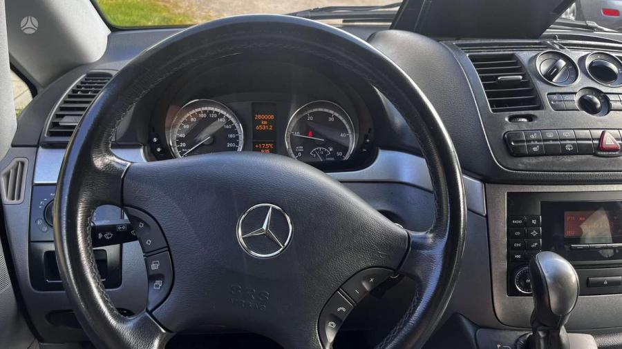 Melns Mercedes-Benz Viano 2007 Plungė, ar dzinēja tilpumu 2.15 L un nobraukumu 280 tūkst. km par 7900 €, foto 7 vietnē AUTOMOTO.COM.LV
