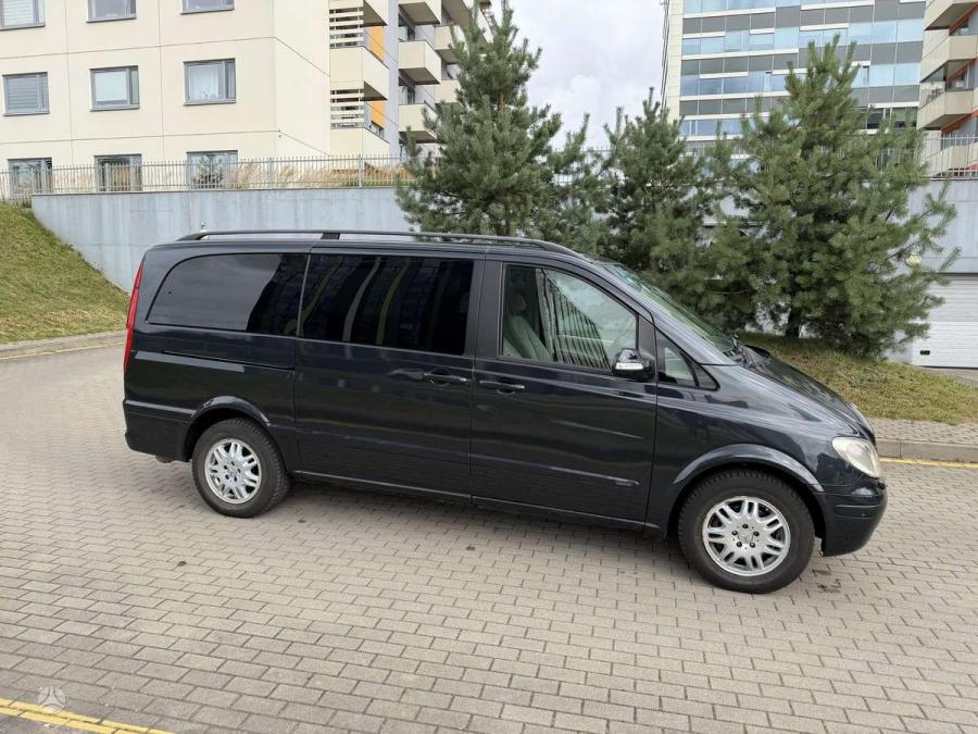 Melns Mercedes-Benz Viano 2007 Viļņa, ar dzinēja tilpumu 2.15 L un nobraukumu 278 tūkst. km par 4250 €, foto 5 vietnē AUTOMOTO.COM.LV