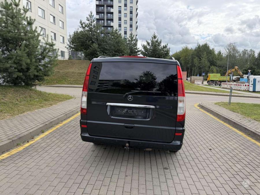 Melns Mercedes-Benz Viano 2007 Viļņa, ar dzinēja tilpumu 2.15 L un nobraukumu 278 tūkst. km par 4250 €, foto 9 vietnē AUTOMOTO.COM.LV