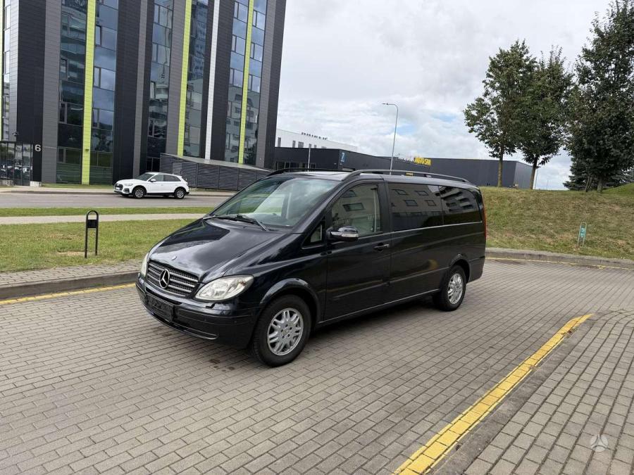 Melns Mercedes-Benz Viano 2007 Viļņa, ar dzinēja tilpumu 2.15 L un nobraukumu 278 tūkst. km par 4250 €, foto 11 vietnē AUTOMOTO.COM.LV