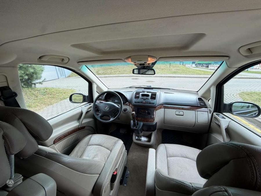 Melns Mercedes-Benz Viano 2007 Viļņa, ar dzinēja tilpumu 2.15 L un nobraukumu 278 tūkst. km par 4250 €, foto 19 vietnē AUTOMOTO.COM.LV