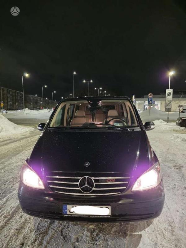 Melns Mercedes-Benz Viano 2008 Panevēža, ar dzinēja tilpumu 2.99 L un nobraukumu 388 tūkst. km par 7500 €, foto 9 vietnē AUTOMOTO.COM.LV