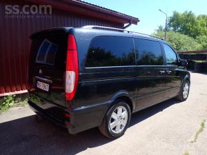 Black Mercedes-Benz Viano 2008 in Liepaja, with an engine capacity of 3.00 L and mileage of 285 thousand km for 6450 €, photo 3 on AUTOMOTO.COM.LV