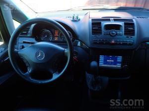 Black Mercedes-Benz Viano 2008 in Liepaja, with an engine capacity of 3.00 L and mileage of 285 thousand km for 6450 €, photo 9 on AUTOMOTO.COM.LV