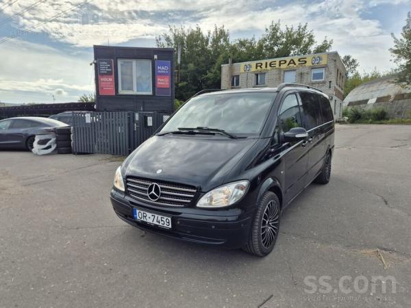 Melns Mercedes-Benz Viano 2008 Rīga, ar dzinēja tilpumu 3.00 L un nobraukumu 336 tūkst. km par 9290 €, foto 1 vietnē AUTOMOTO.COM.LV