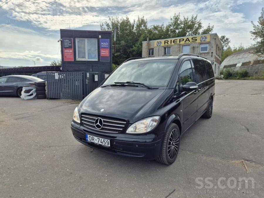Melns Mercedes-Benz Viano 2008 Rīga, ar dzinēja tilpumu 3.00 L un nobraukumu 336 tūkst. km par 9290 €, foto 1 vietnē AUTOMOTO.COM.LV