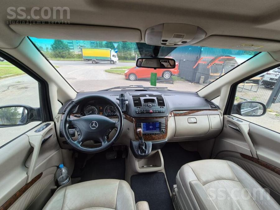 Melns Mercedes-Benz Viano 2008 Rīga, ar dzinēja tilpumu 3.00 L un nobraukumu 336 tūkst. km par 9290 €, foto 14 vietnē AUTOMOTO.COM.LV