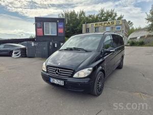 Black Mercedes-Benz Viano 2008 in Riga, with an engine capacity of 3.00 L and mileage of 336 thousand km for 9290 €, photo 1 on AUTOMOTO.COM.LV