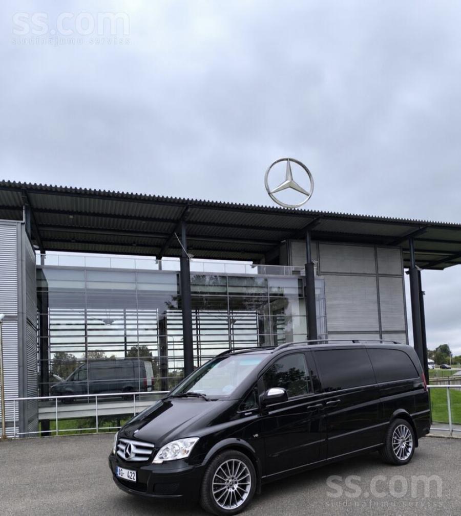 Melns Mercedes-Benz Viano 2010 Rīga, ar dzinēja tilpumu 3.00 L un nobraukumu 279 tūkst. km par 16500 €, foto 1 vietnē AUTOMOTO.COM.LV