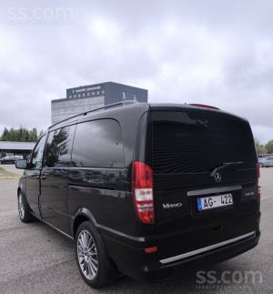 Melns Mercedes-Benz Viano 2010 Rīga, ar dzinēja tilpumu 3.00 L un nobraukumu 279 tūkst. km par 16500 €, foto 5 vietnē AUTOMOTO.COM.LV