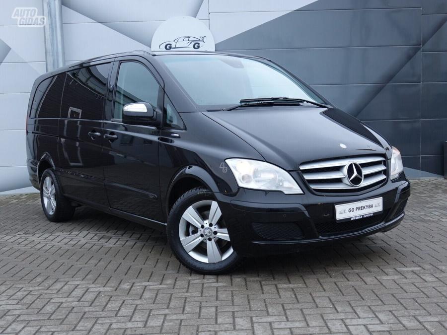 Black Mercedes-Benz Viano 2011 in Ramuciai, with an engine capacity of 2.10 L and mileage of 287 thousand km for 11950 €, photo 1 on AUTOMOTO.COM.LV