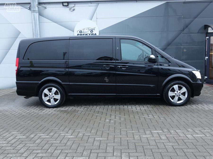 Black Mercedes-Benz Viano 2011 in Ramuciai, with an engine capacity of 2.10 L and mileage of 287 thousand km for 11950 €, photo 5 on AUTOMOTO.COM.LV