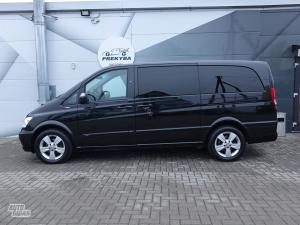 Black Mercedes-Benz Viano 2011 in Ramuciai, with an engine capacity of 2.10 L and mileage of 287 thousand km for 11950 €, photo 6 on AUTOMOTO.COM.LV