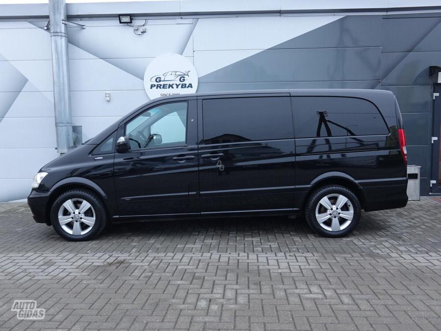 Black Mercedes-Benz Viano 2011 in Ramuciai, with an engine capacity of 2.10 L and mileage of 287 thousand km for 11950 €, photo 6 on AUTOMOTO.COM.LV