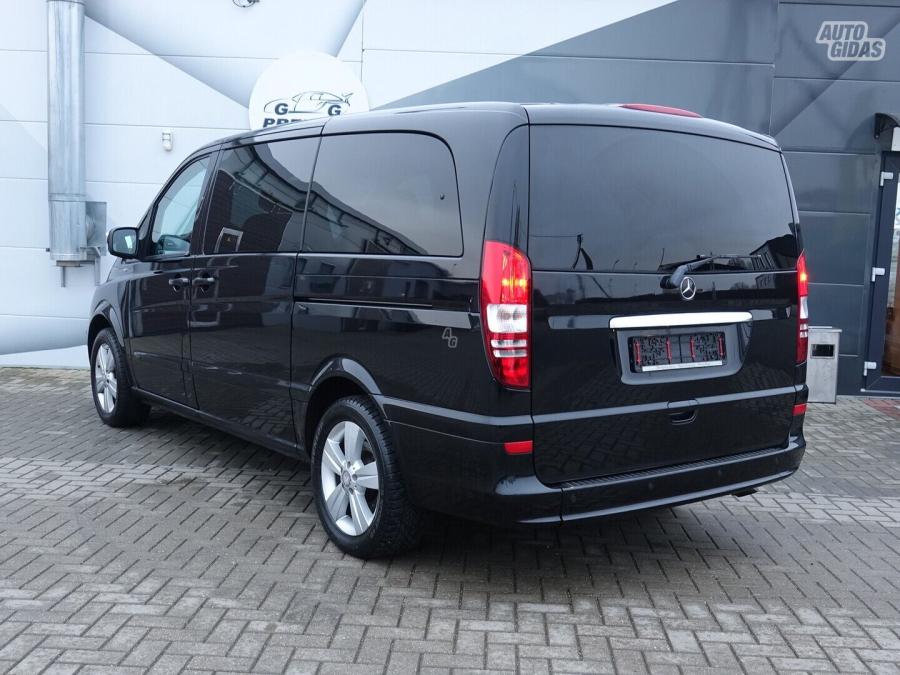 Black Mercedes-Benz Viano 2011 in Ramuciai, with an engine capacity of 2.10 L and mileage of 287 thousand km for 11950 €, photo 7 on AUTOMOTO.COM.LV