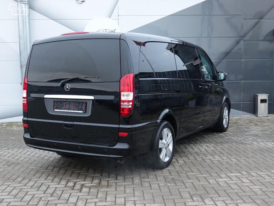 Black Mercedes-Benz Viano 2011 in Ramuciai, with an engine capacity of 2.10 L and mileage of 287 thousand km for 11950 €, photo 9 on AUTOMOTO.COM.LV