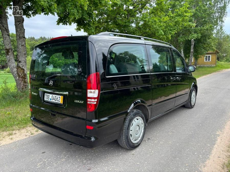 Melns Mercedes-Benz Viano 2011 Varėna, ar dzinēja tilpumu 2.20 L un nobraukumu 340 tūkst. km par 9450 €, foto 3 vietnē AUTOMOTO.COM.LV