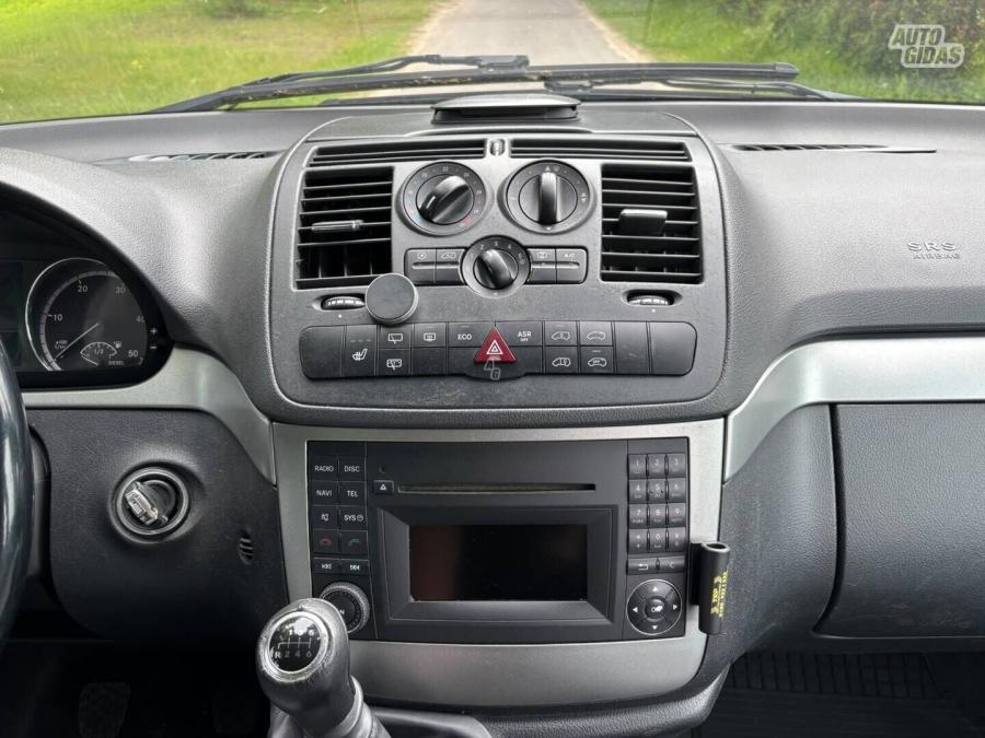 Melns Mercedes-Benz Viano 2011 Varėna, ar dzinēja tilpumu 2.20 L un nobraukumu 340 tūkst. km par 9450 €, foto 12 vietnē AUTOMOTO.COM.LV