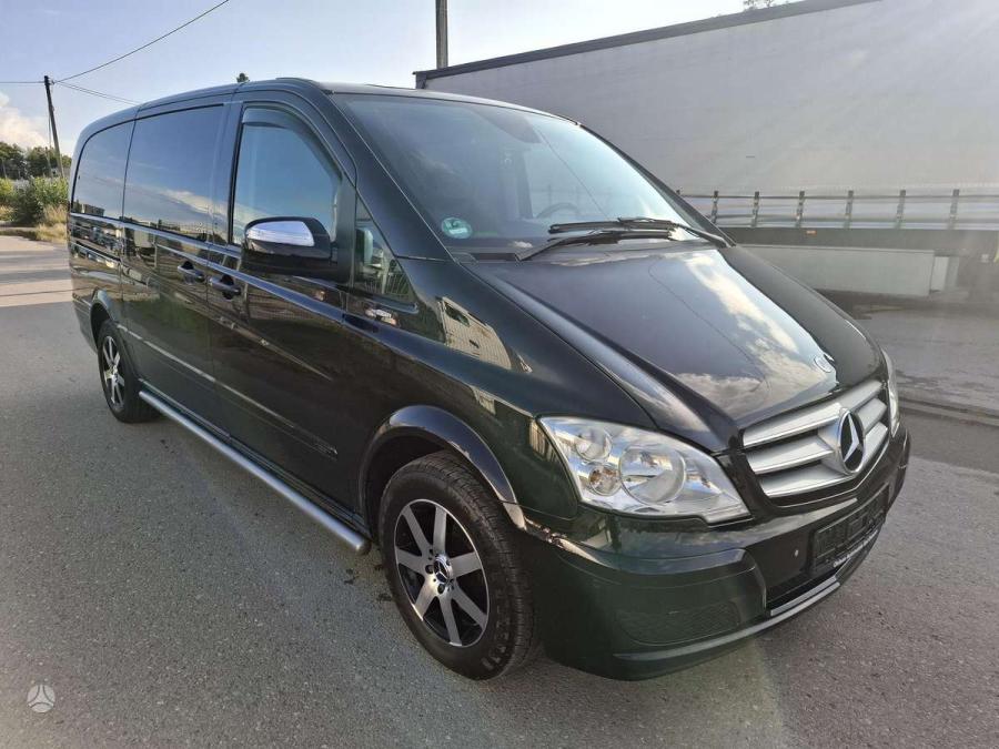 Melns Mercedes-Benz Viano 2011 Prienai, ar dzinēja tilpumu 2.10 L un nobraukumu 303 tūkst. km par 9900 €, foto 1 vietnē AUTOMOTO.COM.LV