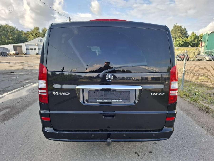 Melns Mercedes-Benz Viano 2011 Prienai, ar dzinēja tilpumu 2.10 L un nobraukumu 303 tūkst. km par 9900 €, foto 6 vietnē AUTOMOTO.COM.LV