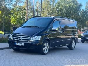 Черный Мерседес Виано 2011 в Рига, объемом двигателя 3.00 л и пробегом 380 тыс. км за 10900 €, фото  на AUTOMOTO.COM.LV
