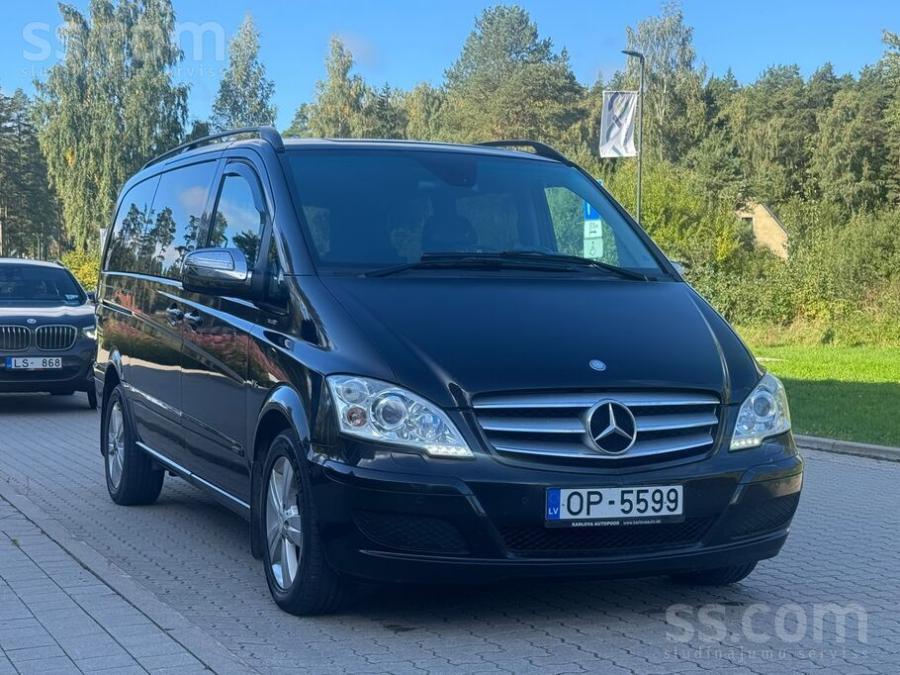 Черный Мерседес Виано 2011 в Рига, объемом двигателя 3.00 л и пробегом 380 тыс. км за 10900 €, фото 5 на AUTOMOTO.COM.LV