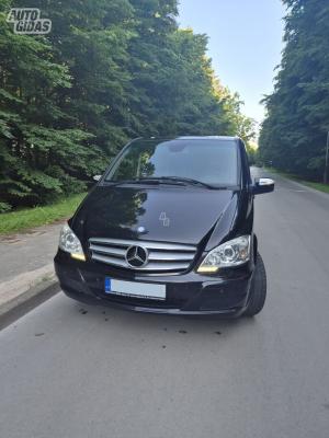 Black Mercedes-Benz Viano 2011 in Alytus, with an engine capacity of 2.10 L and mileage of 26 thousand km for 8900 €, photo 3 on AUTOMOTO.COM.LV