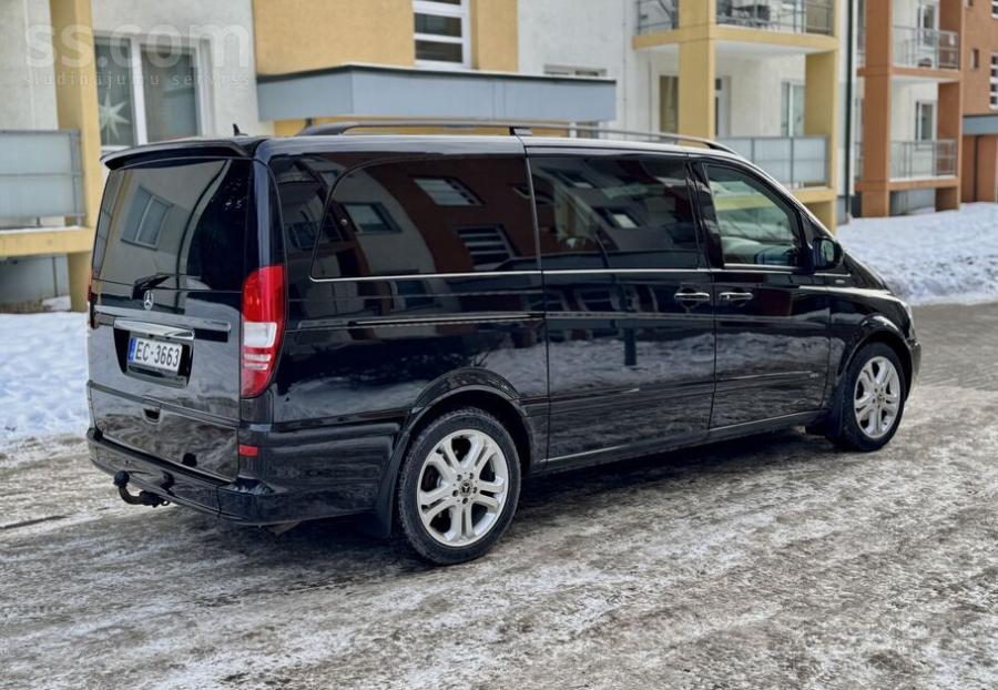 Melns Mercedes-Benz Viano 2012 Rīga, ar dzinēja tilpumu 3.00 L un nobraukumu 382 tūkst. km par 17750 €, foto 2 vietnē AUTOMOTO.COM.LV