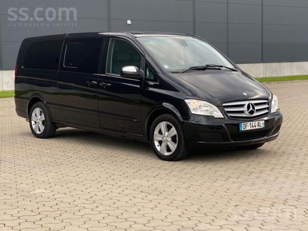 Black Mercedes-Benz Viano 2014 in Riga, with an engine capacity of 2.20 L and mileage of 0 thousand km for 14590 €, photo 2 on AUTOMOTO.COM.LV
